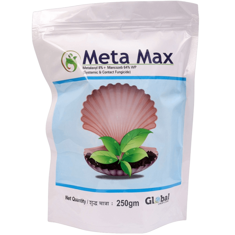 Meta Max (Metalaxyl 8% + Mancozeb 64% WP) Fungicide Water Soluble 50 GM ...